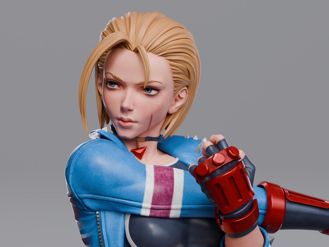 Cammy 3d Print Fanart Collectible Miniature Street Fighter NSFW - Etsy