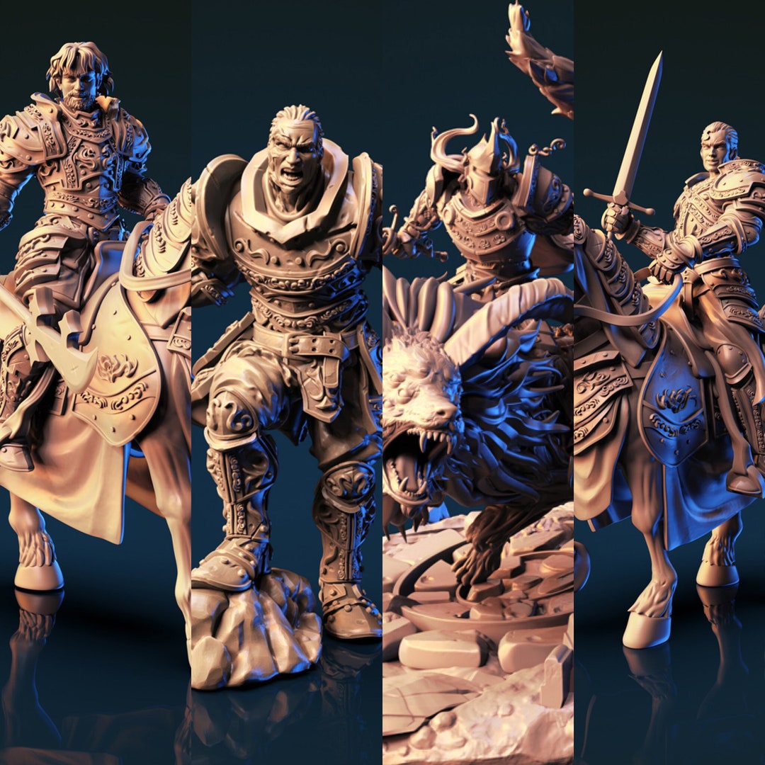 Corrupted Knights: Embrace the Darkness With 3d-printed Miniatures in ...
