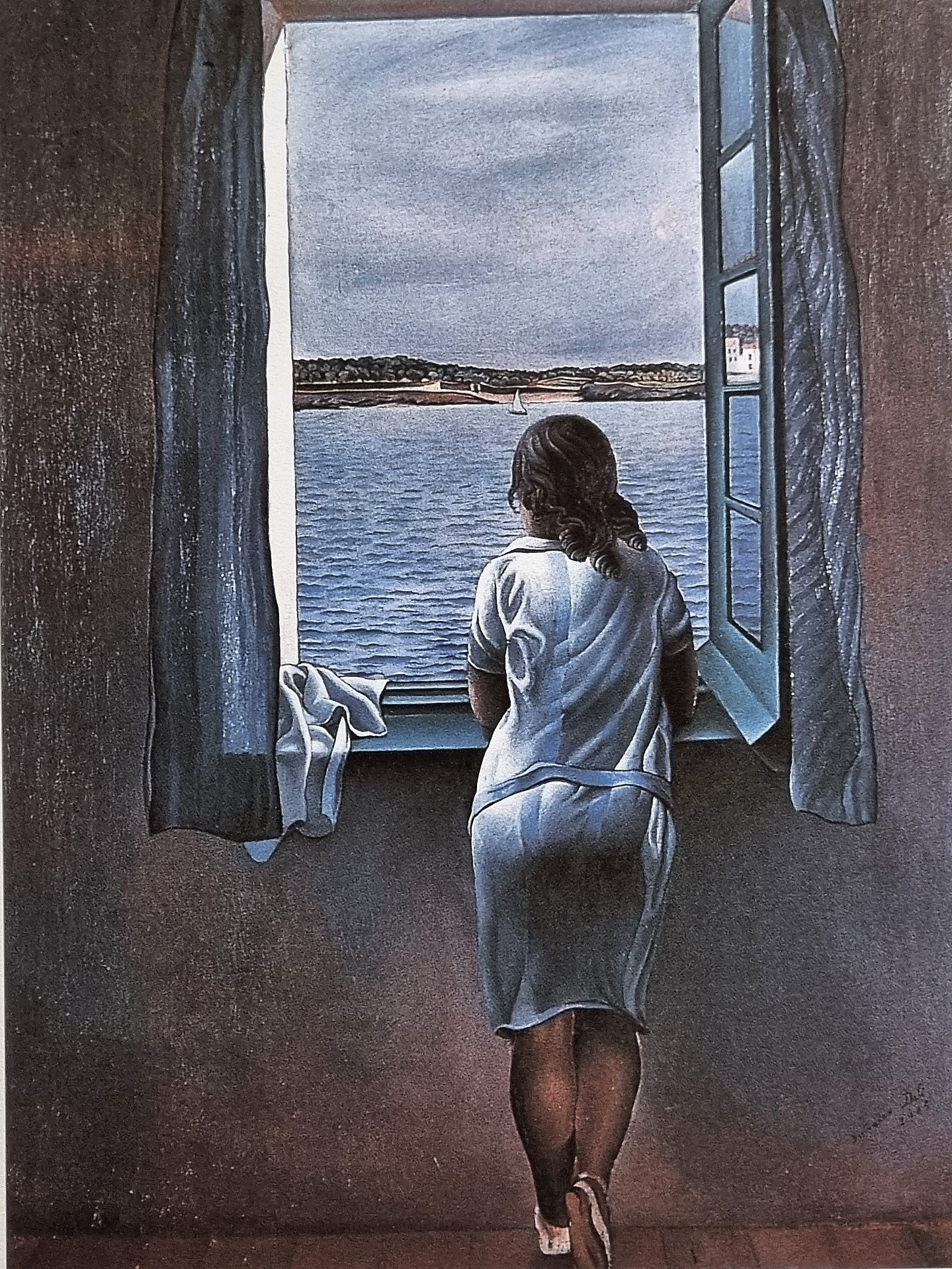 Salvador Dalí "girl at the Window" Limited Edition off Set, Numbered ...