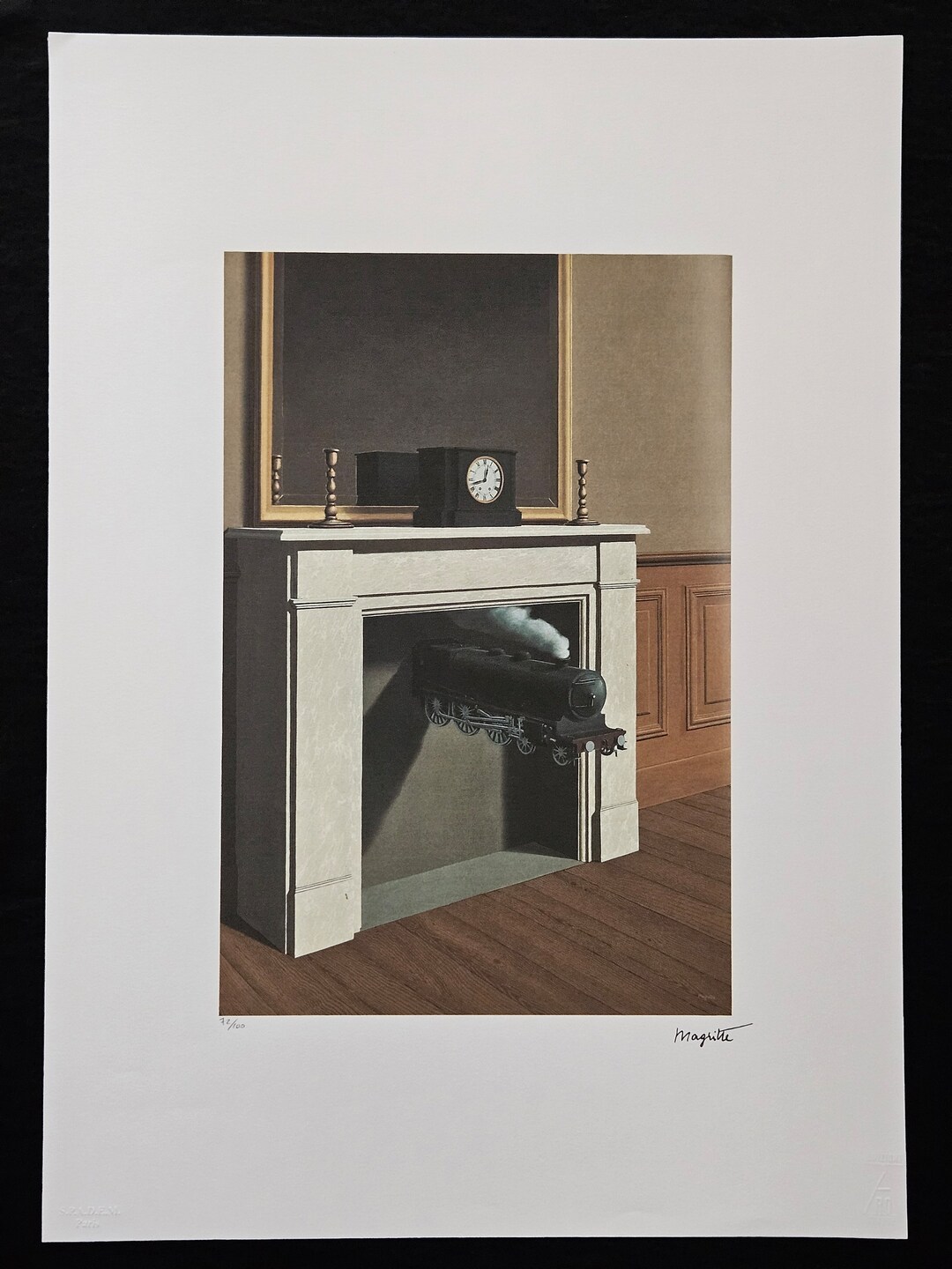 Transfixed Time by Rene Magritte Edition Reproduced in 100 Copies ...