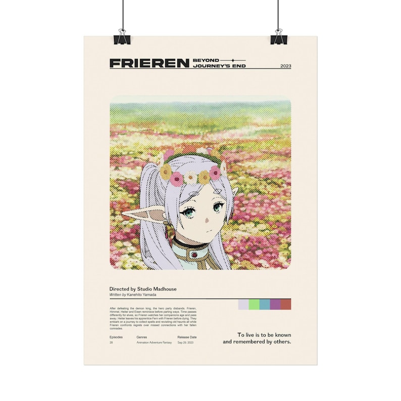 Anime Movie Posters, Frieren Beyond Journeys End, Adventure, Japan Wall ...