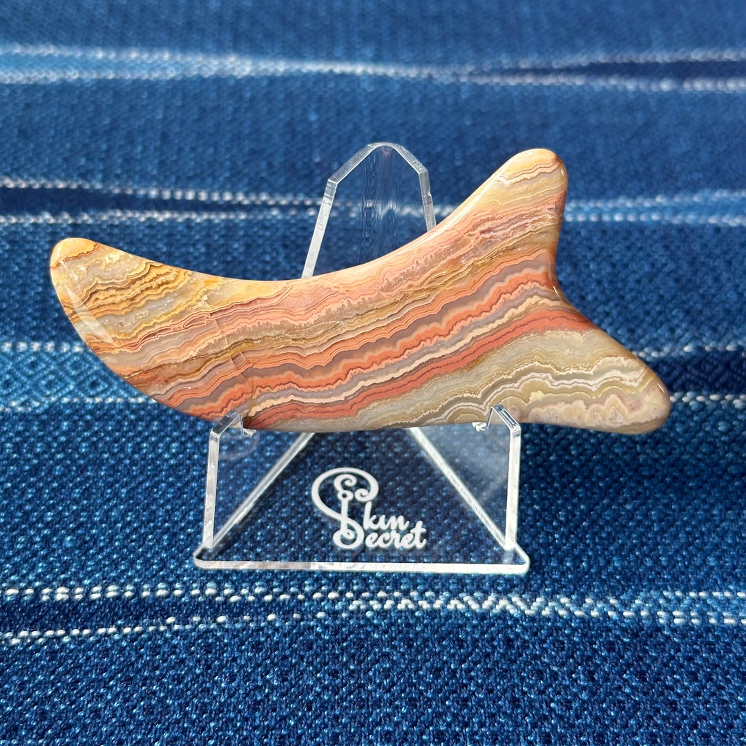 Lace Agate Wave Gua Sha - Etsy