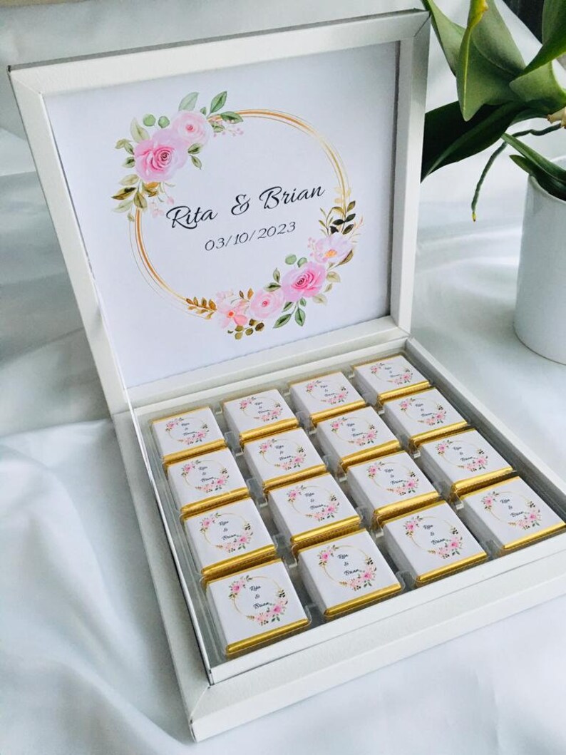 Personalized Wedding Chocolatepersonalized Chocolate Gift - Etsy