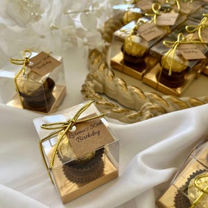 Elegant Ferrero Rocher Favor Boxes, Custom Wedding Party Favors, Baby ...