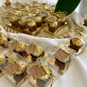 Elegant Ferrero Rocher Favor Boxes, Custom Wedding Party Favors, Baby ...