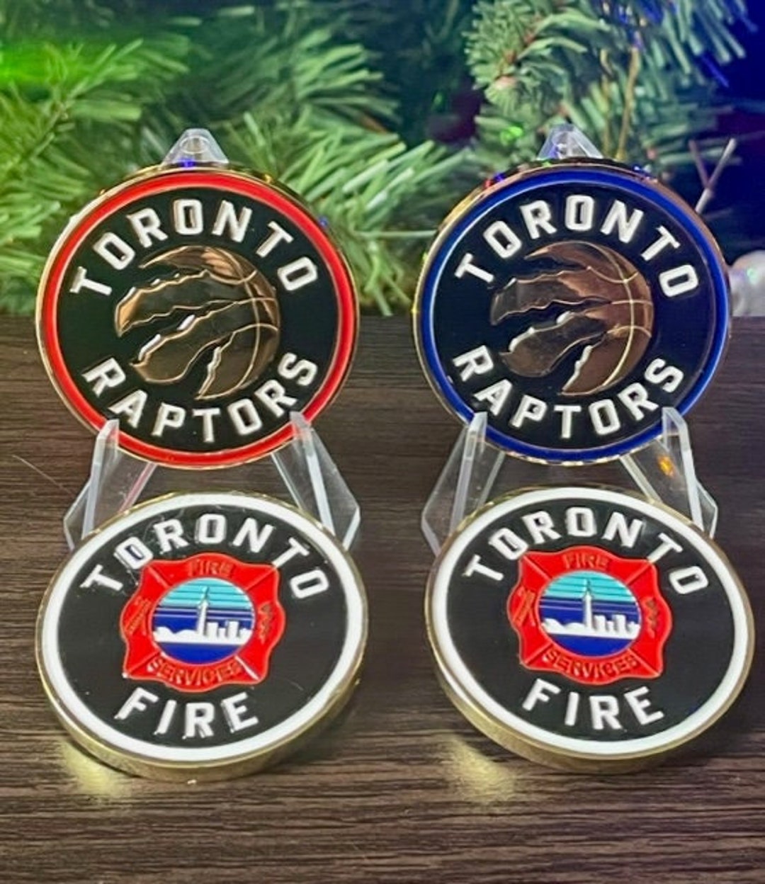 Set of Two Toronto Raptor One Side Toronto Fire the Other. - Etsy