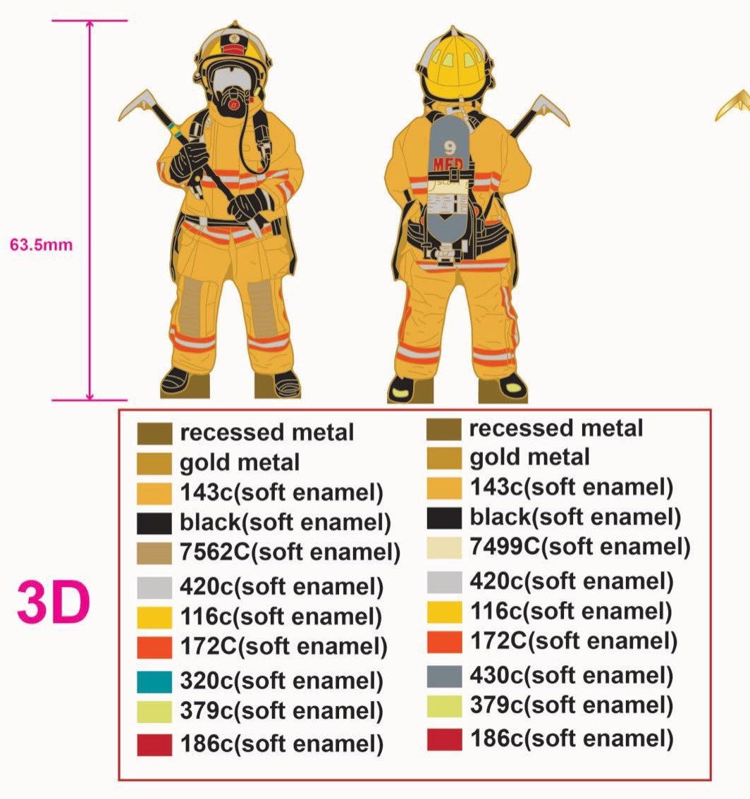 Firefighter Coin - Etsy