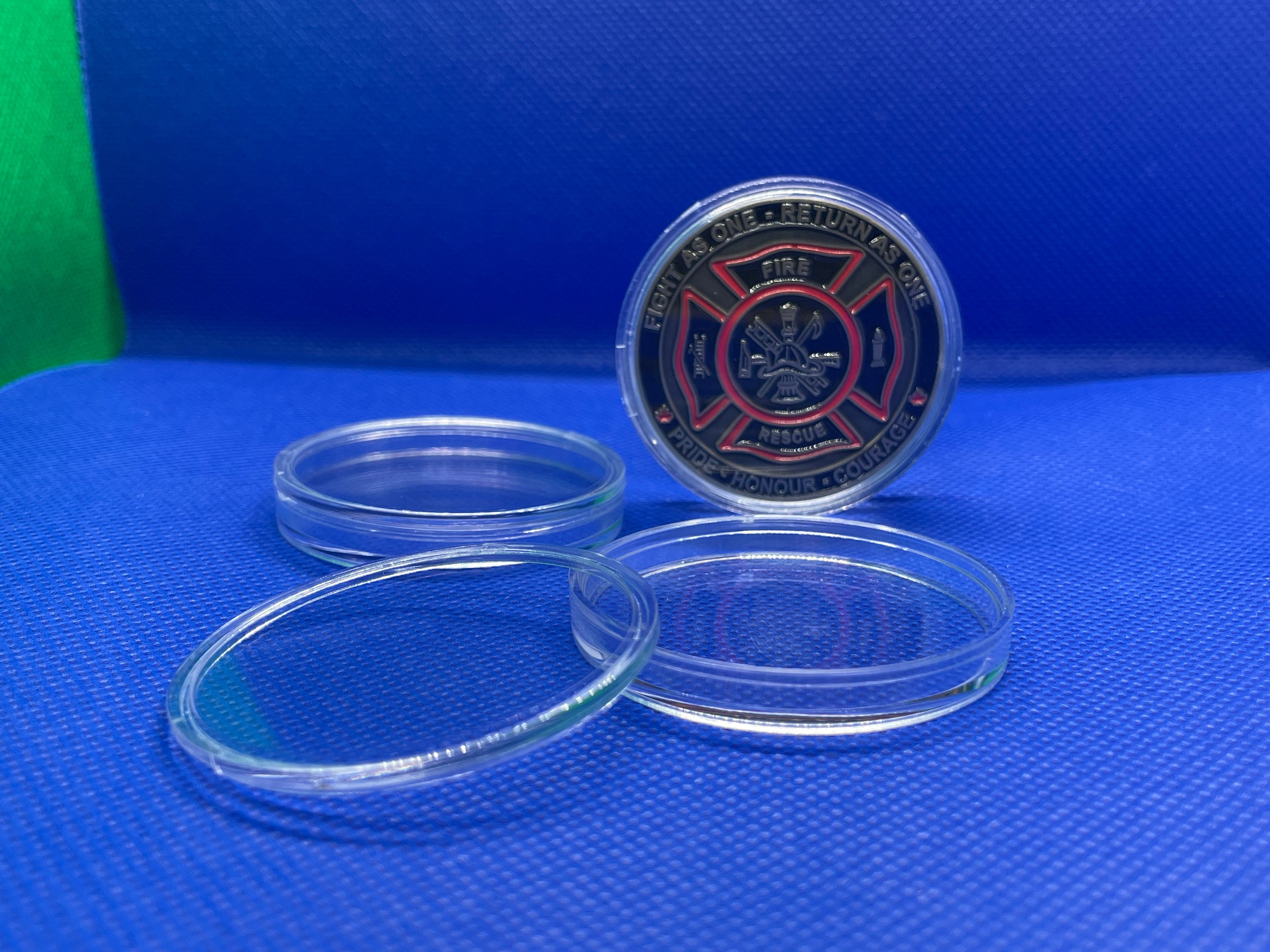 6 PCS 44.45mm / 1.75” Acrylic Challenge Coin Capsules Coin Cases - Etsy