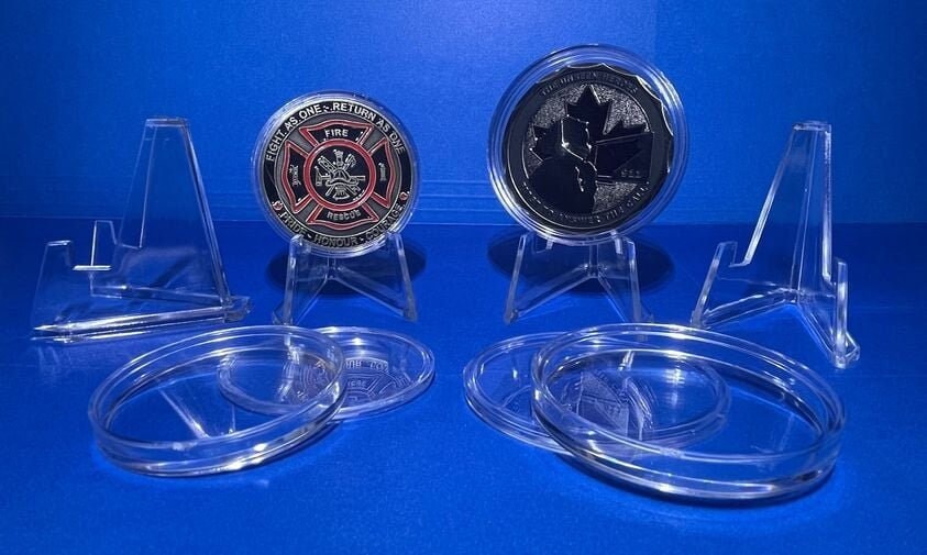 6 PCS 50.8mm / 2” Acrylic Challenge Coin Capsules Cases - Etsy