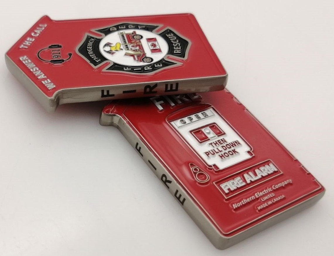 Gamewell Fire Alarm Box Challenge Coin - Etsy