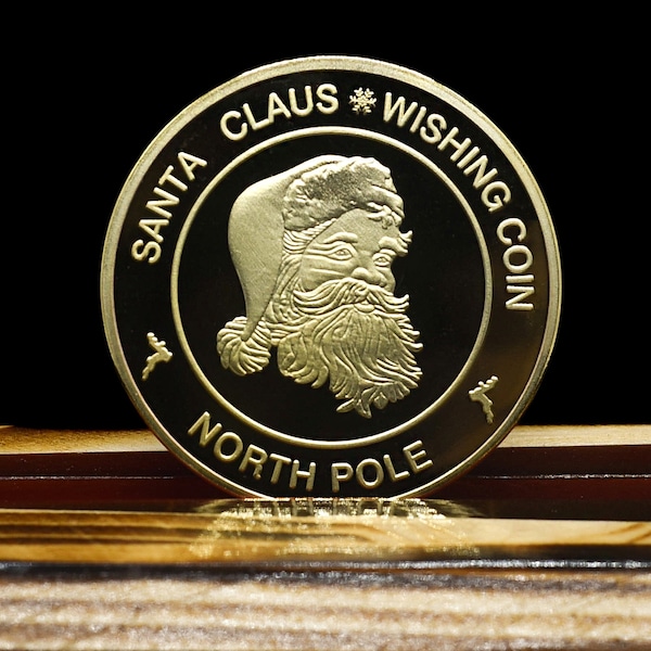 Santa Coins - Etsy