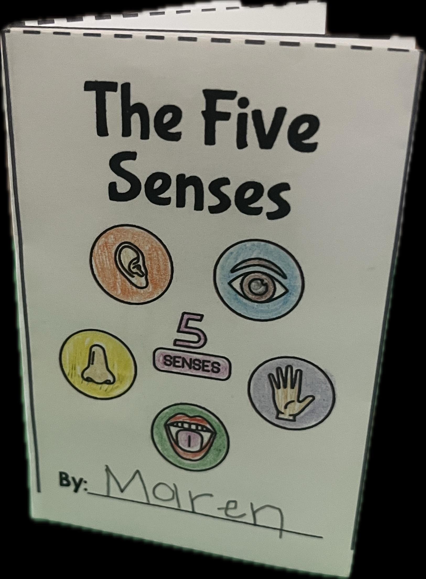 Printable Five Senses Mini Book | Five Senses Lesson for Kids | Five ...