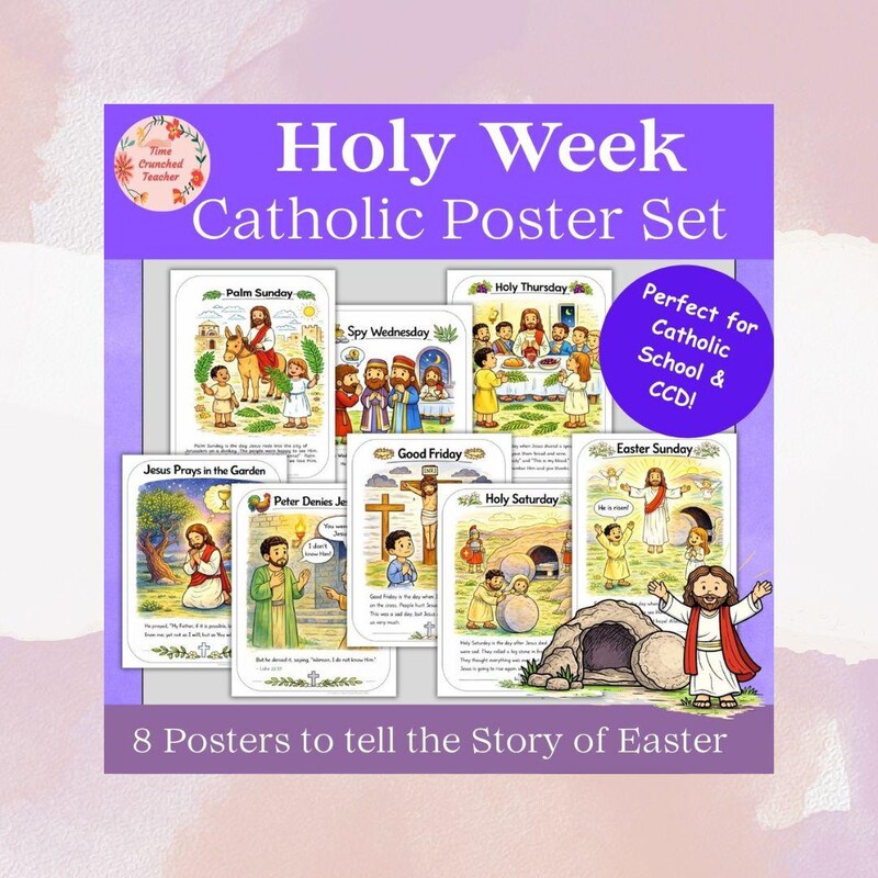 Holy Week Posters - Etsy