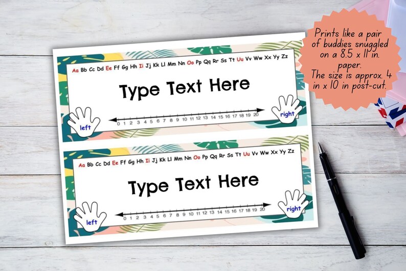 Printable Student Name Tags | Printable Name Tags | Name Tag Template ...