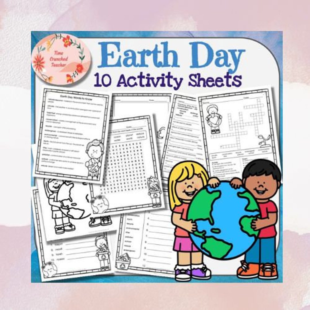 Earth Day Activity Packet | Earth Day Worksheets | Earth Puzzle Packet ...