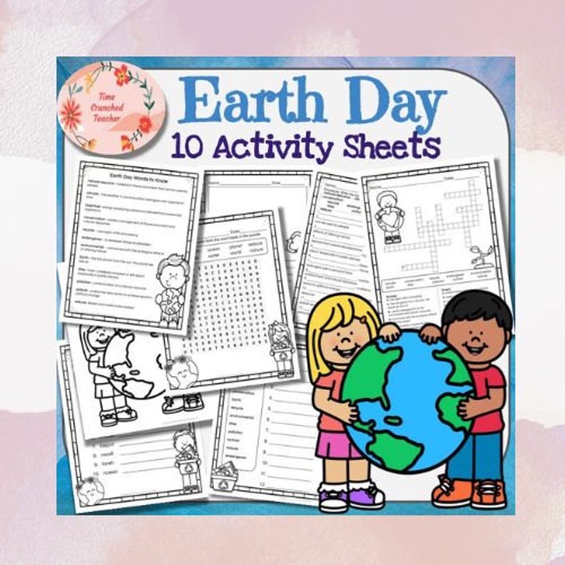 Earth Day Activity Packet | Earth Day Worksheets | Earth Puzzle Packet ...