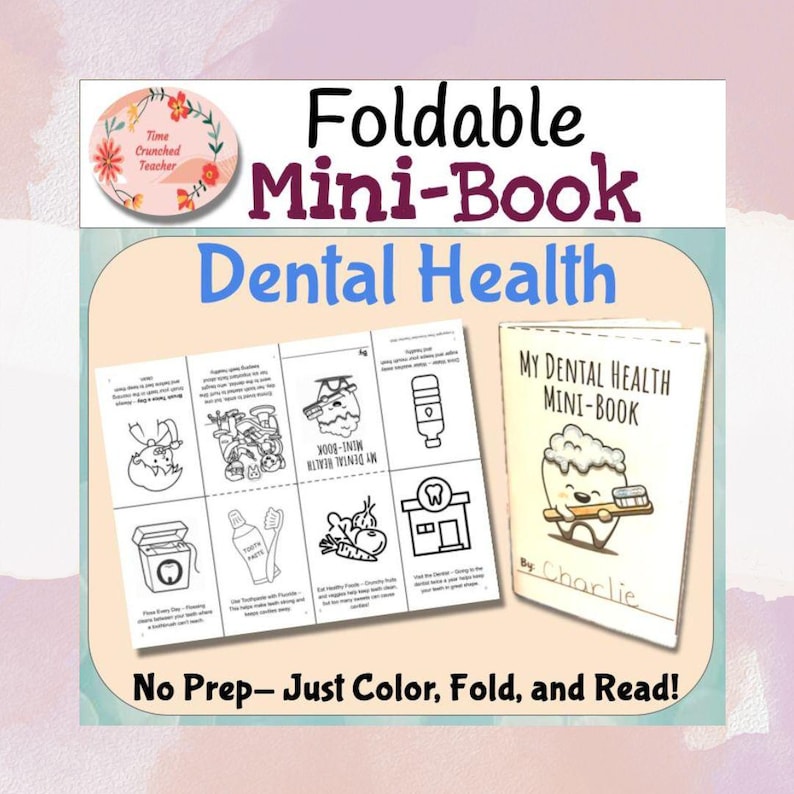 Printable Dental Hygiene Mini Book | Dental Health for Kids | Kids ...