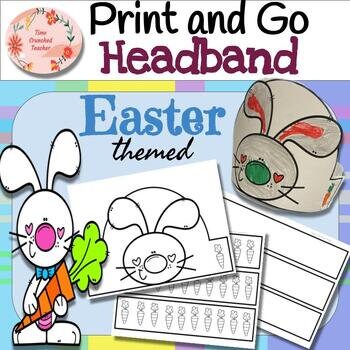 Easter Bunny Headband for Egg Hunt or Class Party NO PREP - Etsy