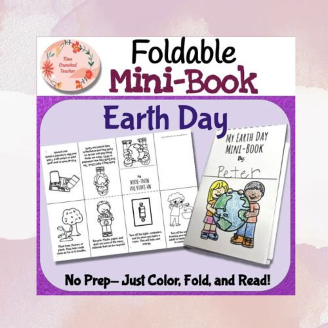 Printable Earth Day Craft | Earth Day for Kids | Earth Day Lesson - Etsy