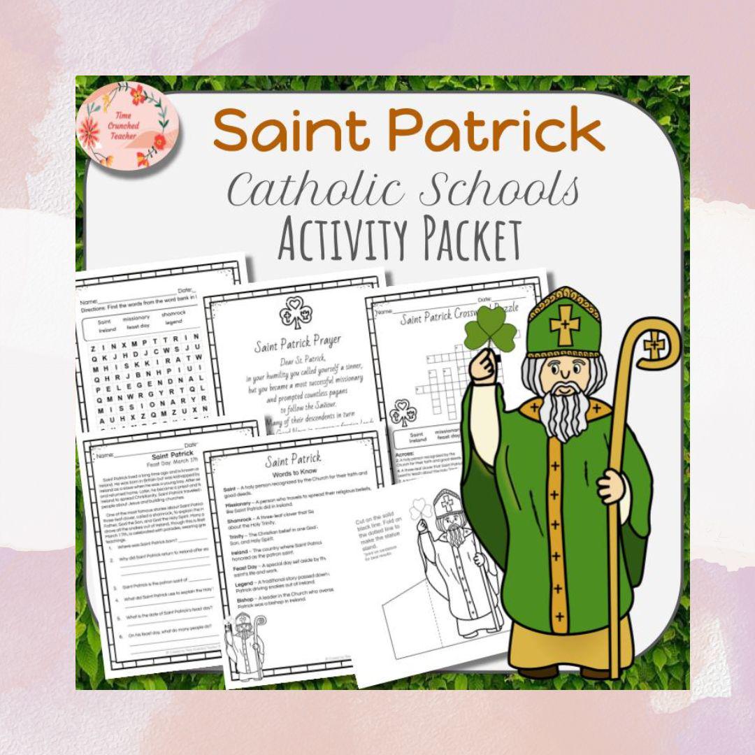Printable Saint Patrick Unit | 6 Pages of No Prep St. Patrick ...