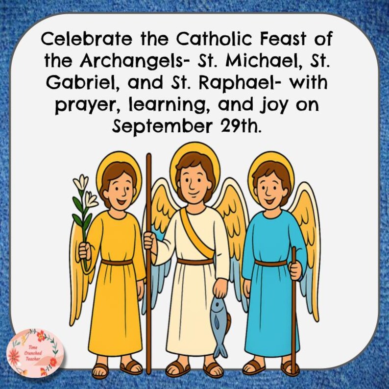 Printable Catholic School Feast of the Archangels Unit | Saint Study ...
