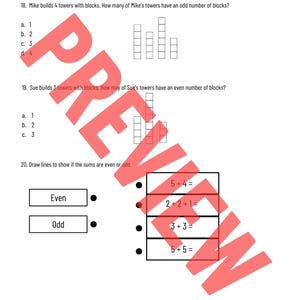Printable 2nd Grade Go Math Ch. 4 : Equal Groups | Math Practice Test ...