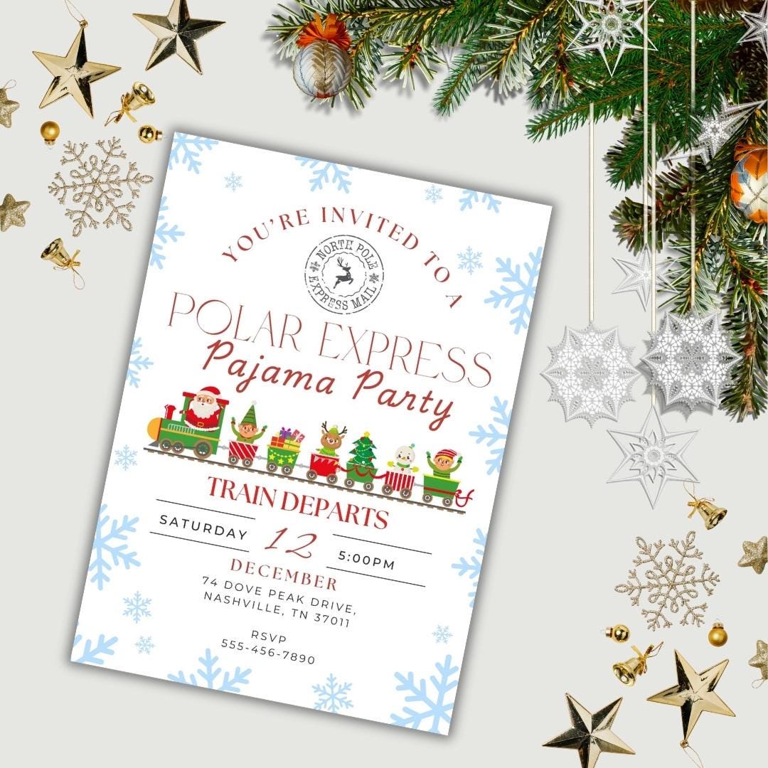 Printable Christmas Party Invitation | Holiday Party Invitation ...