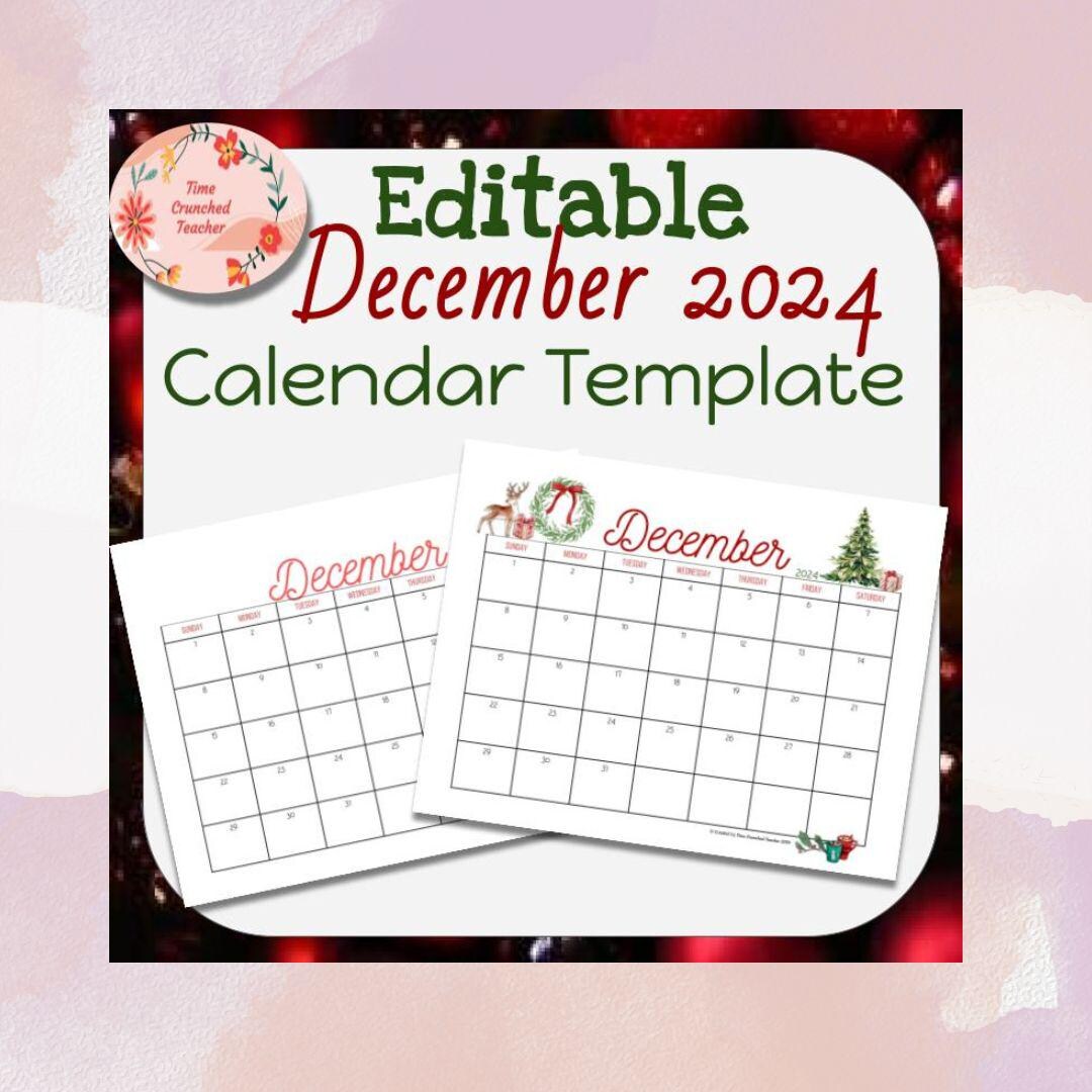 Printable December 2024 Calendar | December 2024 Calendar ...