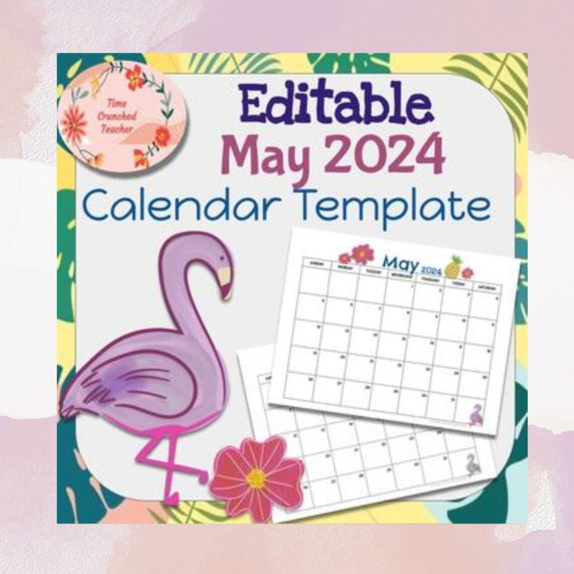 Printable May Calendar | May 2024 Calendar | Customizable Calendar ...