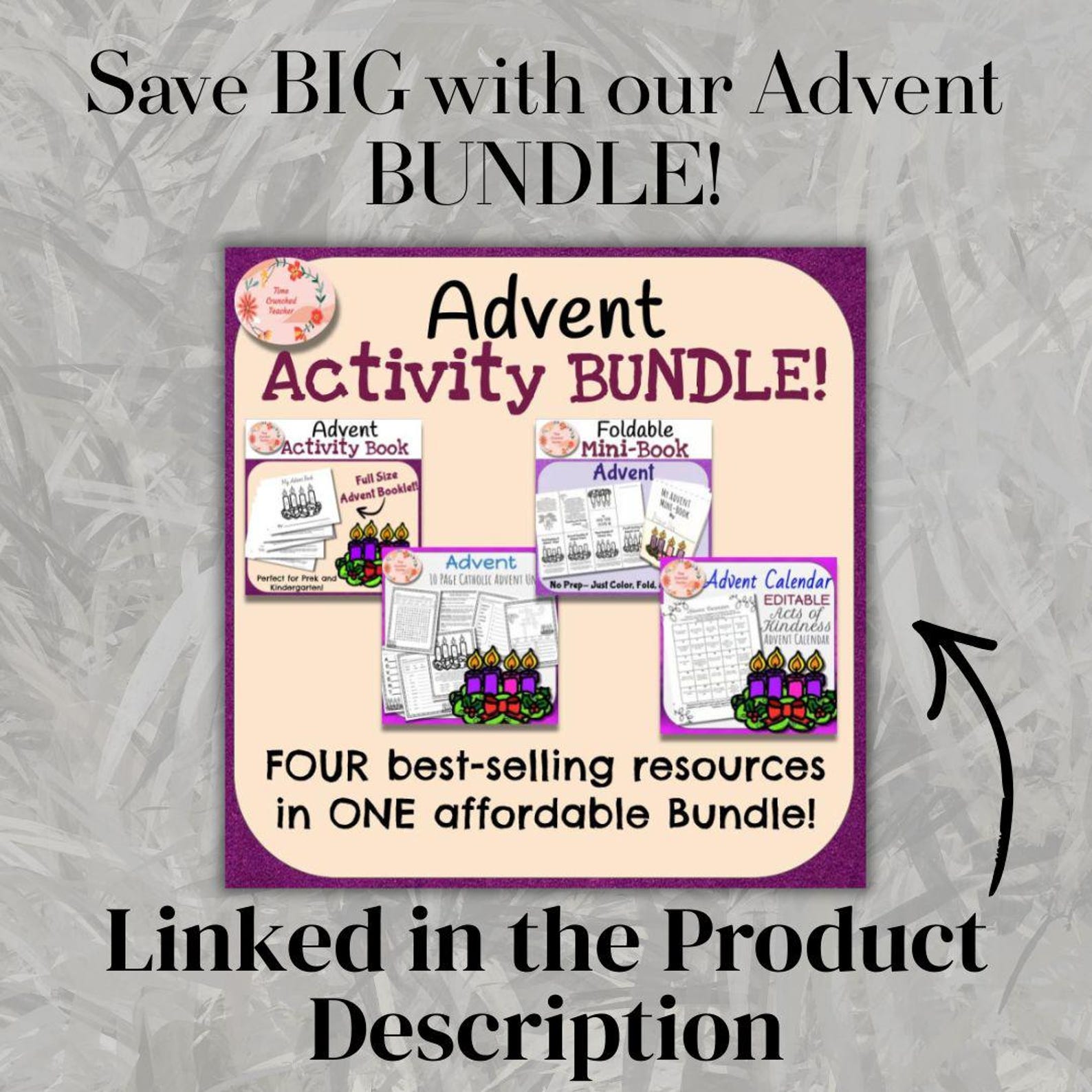 Printable Advent Mini Book | Advent Activity for Kids | Advent Craft ...