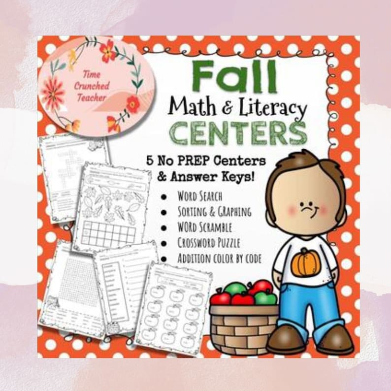 Printable Fall Activity Packet | Fall Worksheets | Autumn Activities ...