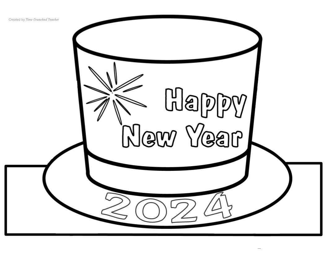Printable Happy New Year 2024 Headbands: 3 Versions to Choose From! No ...