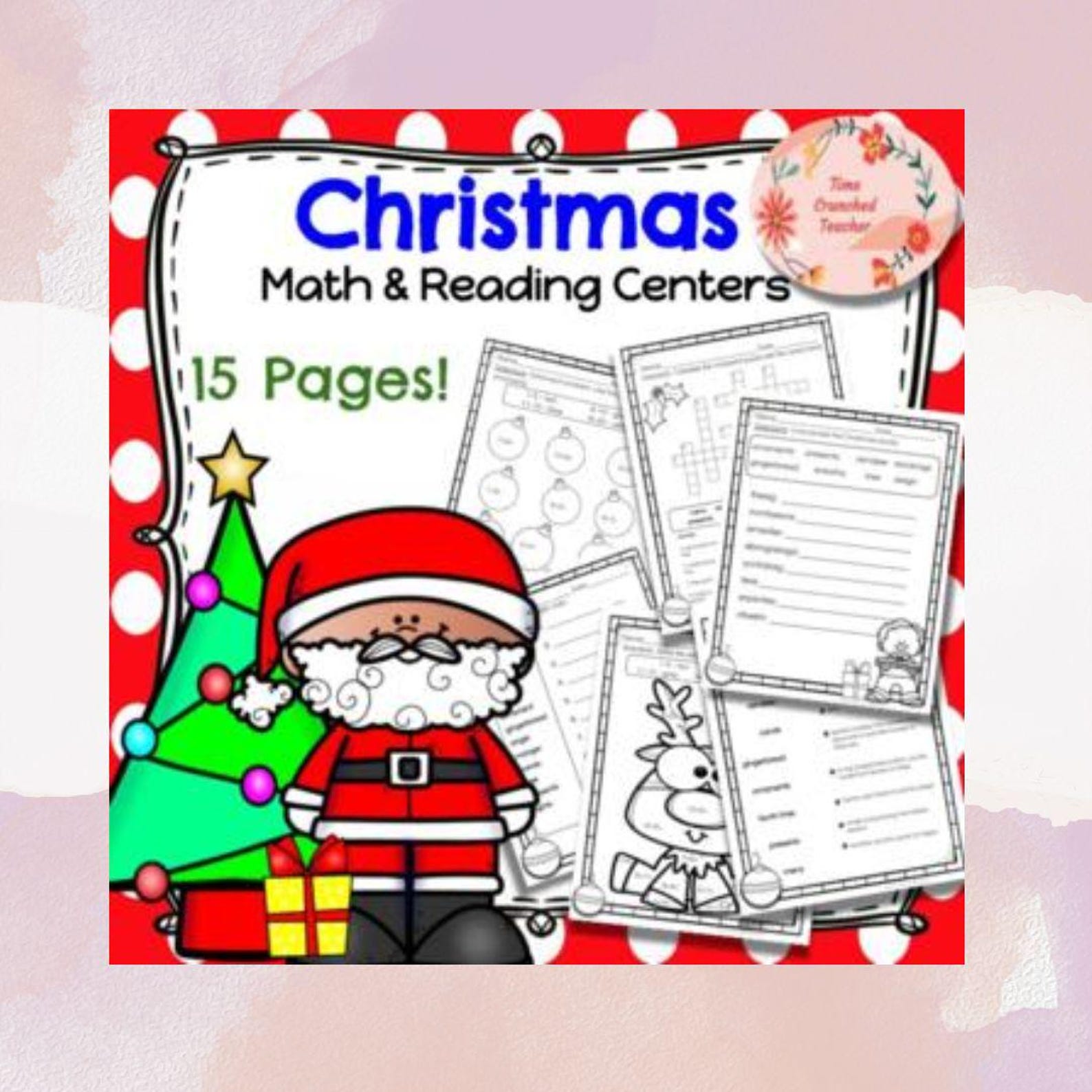 Printable Christmas Themed Activity Packet for Kids | Christmas Math ...