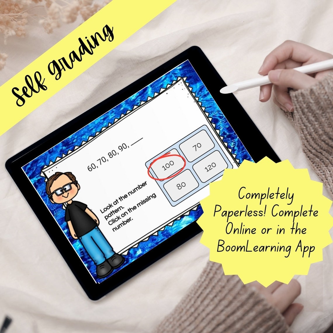 1st Grade Math Skip Counting Lesson Digital Boom Cards boom Cards Self ...