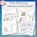 Printable Nativity Preschool Activity Pack | 19 Pages of Nativity ...