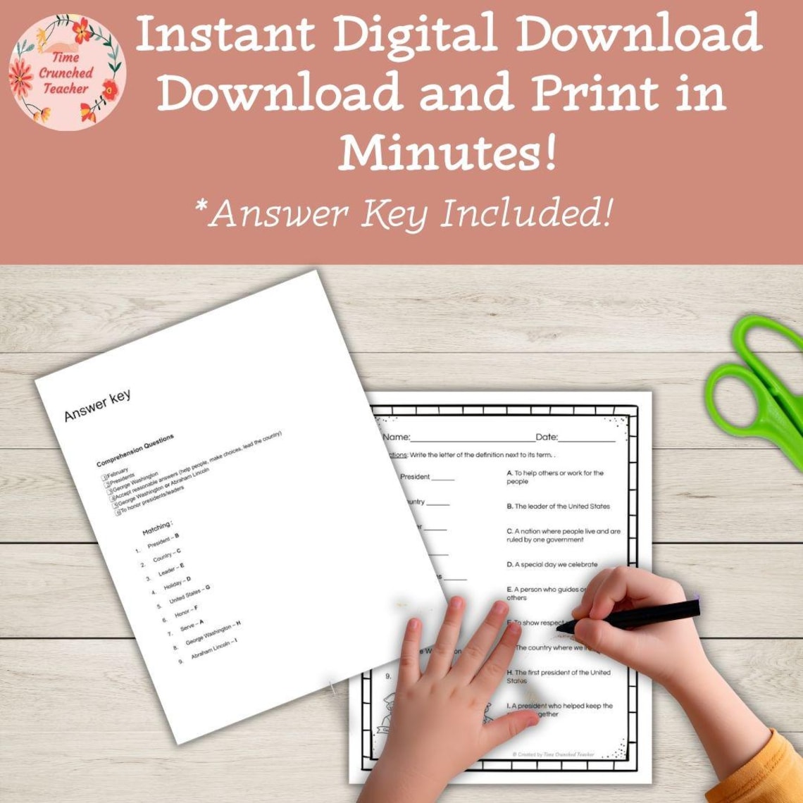 Printable Presidents' Day Activity Packet | Presidents' Day Lesson ...