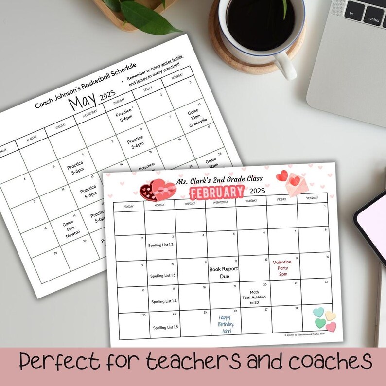 Printable 2025 Calendar Template | Editable 12 Month Calendar: January ...