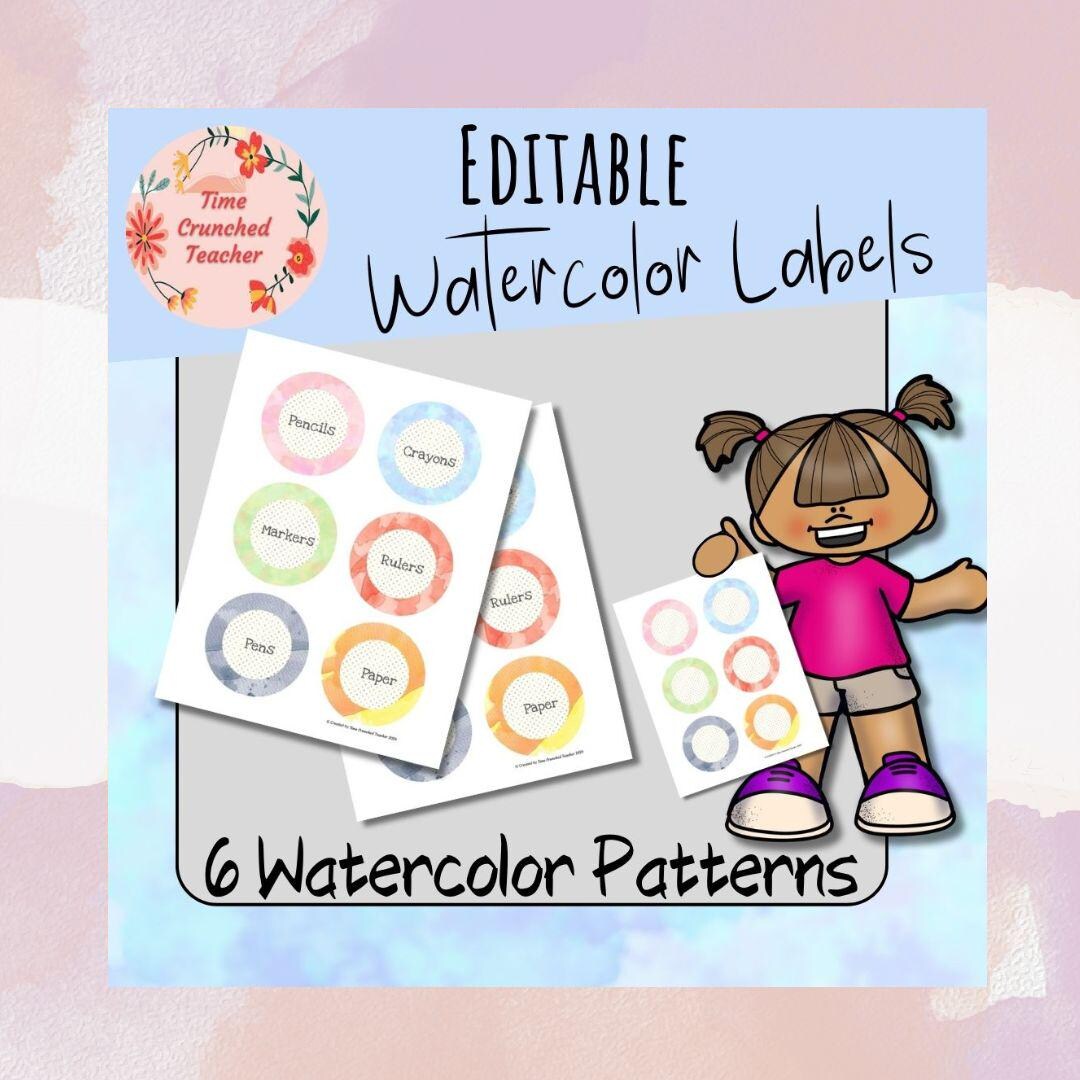 Printable Labels | Classroom Labels for Organization | Editable ...
