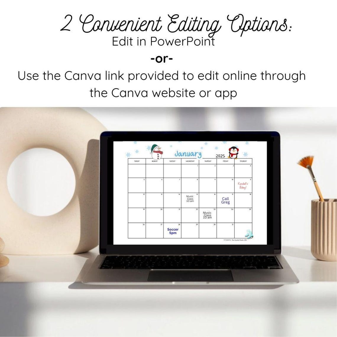 Printable January 2025 Calendar | January 2025 Calendar | Customizable ...