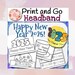 Printable Happy New Year 2025 Headbands | 3 Designs | New Year Craft ...