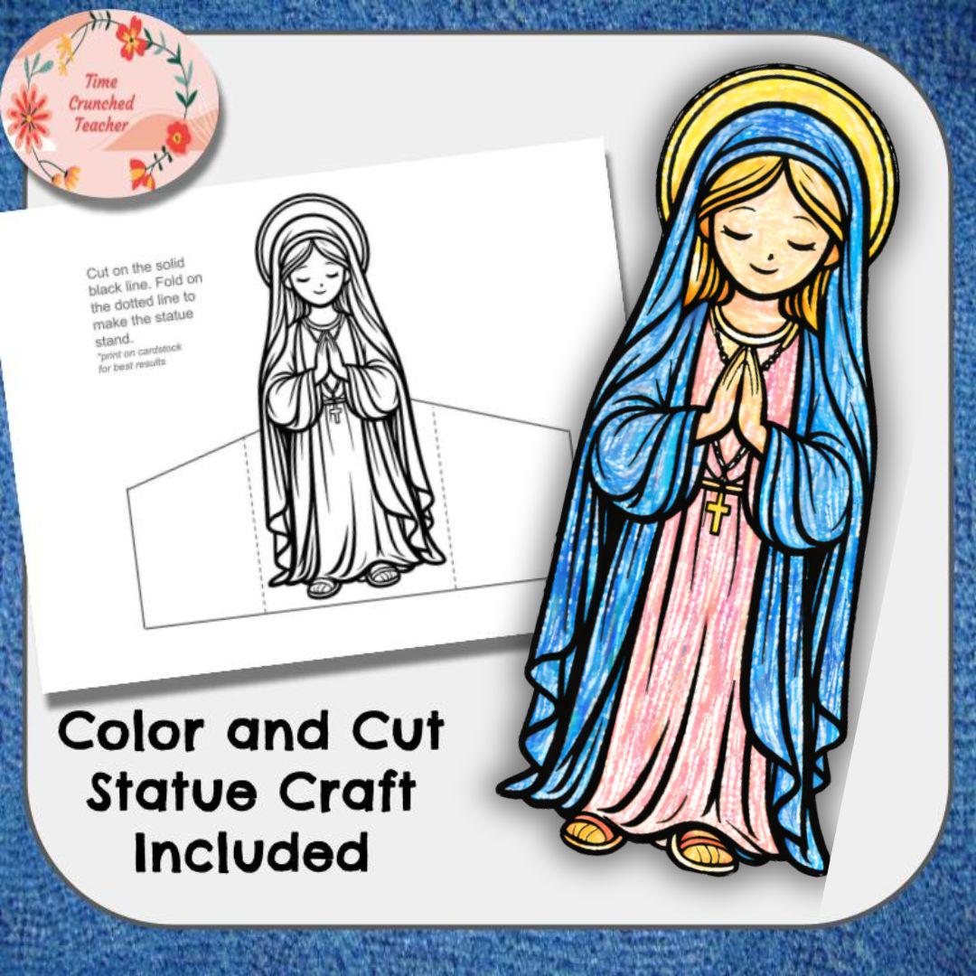 Mary Mother of Jesus Activities | Catholic Printable Packet | May ...