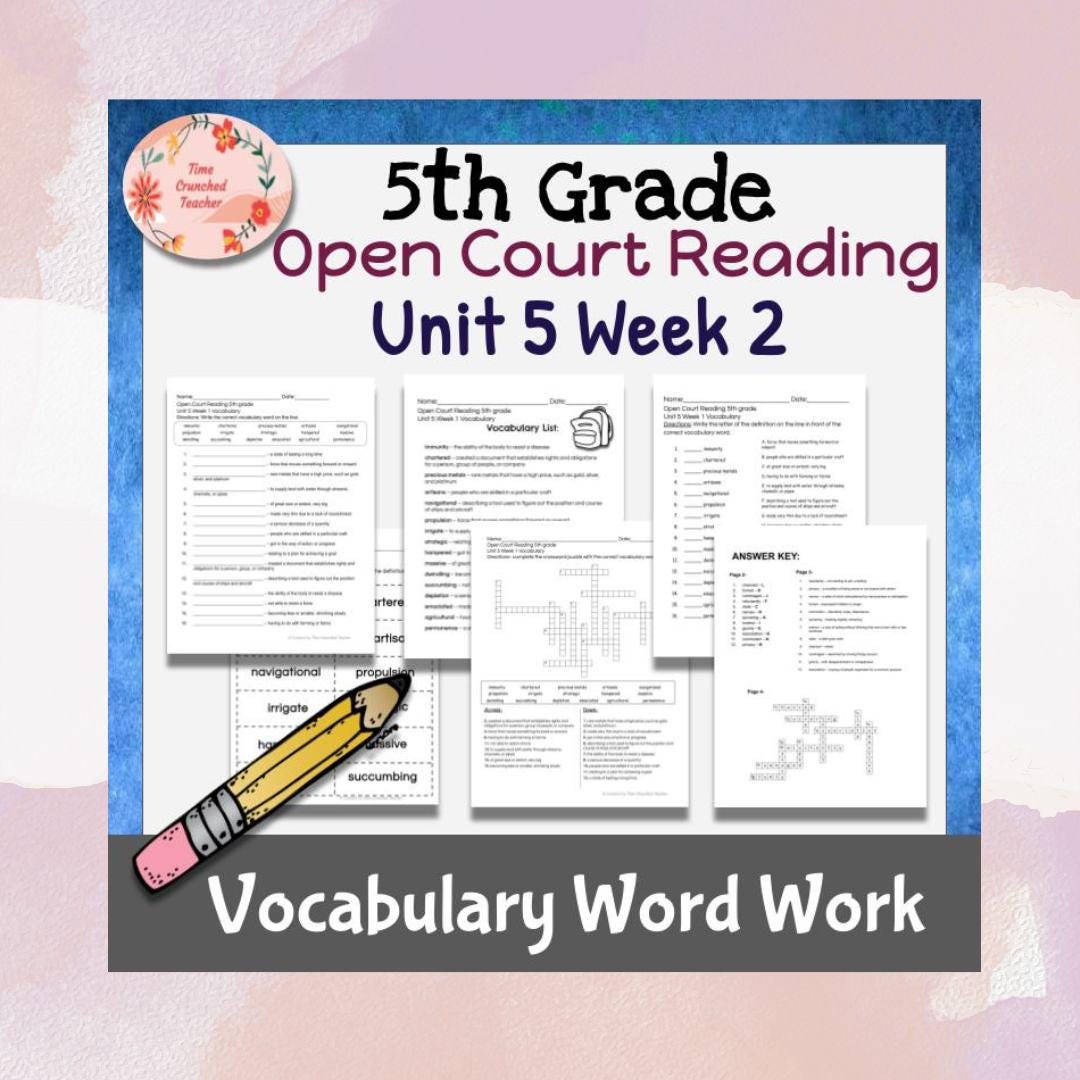 Open Court Reading | 5th Grade Open Court Reading | Open Court Reading ...