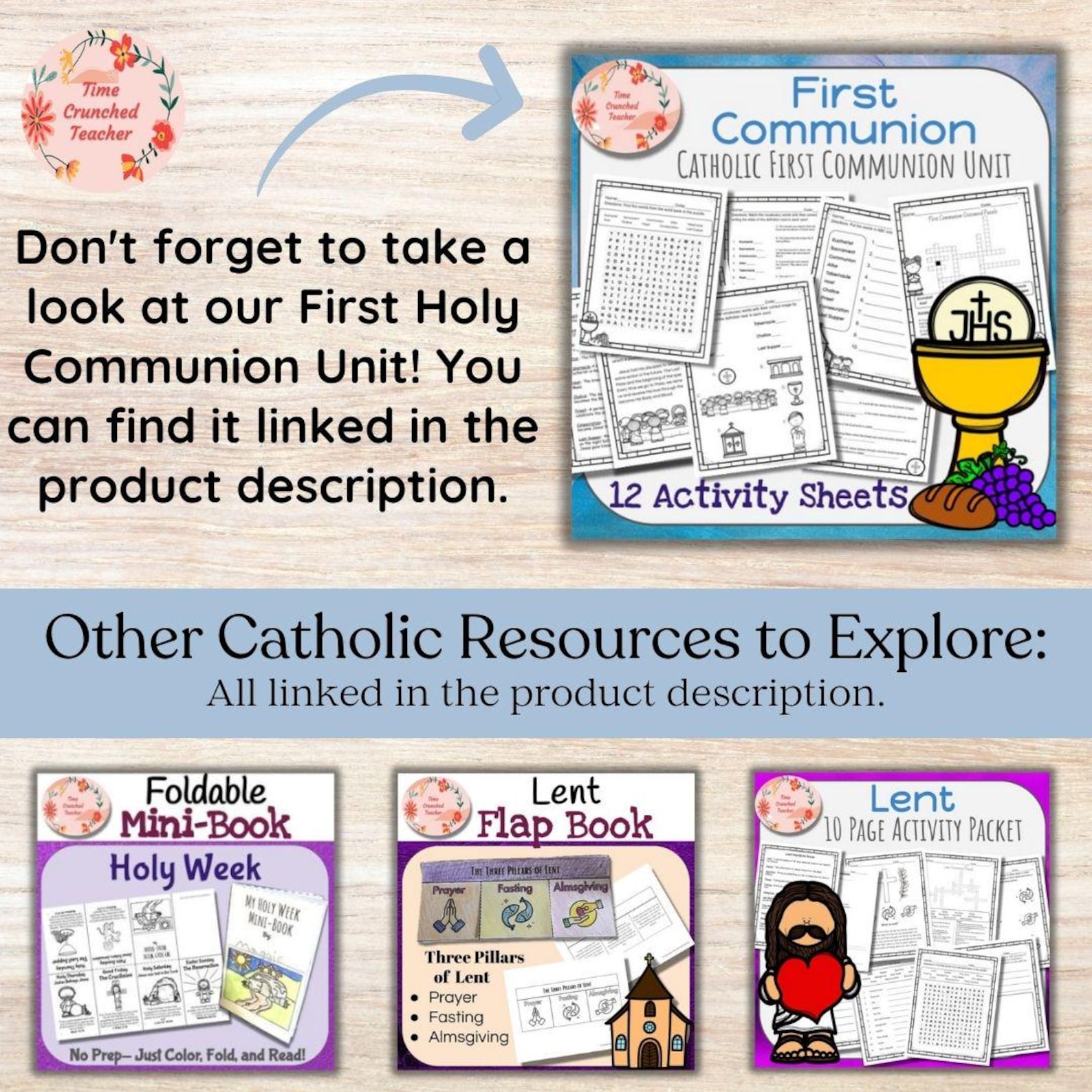 Printable Catholic Order of the Mass Activity Packet for Kids ...