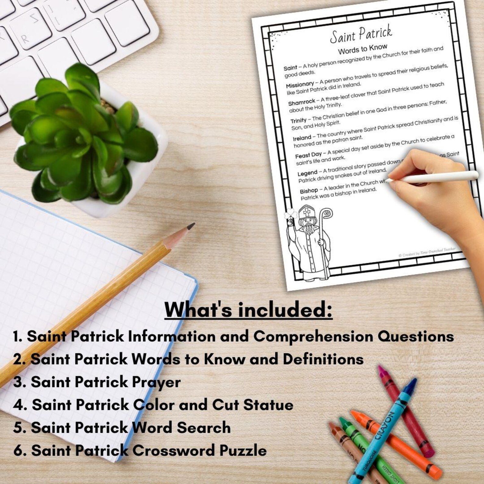 Printable Saint Patrick Unit | 6 Pages of No Prep St. Patrick ...