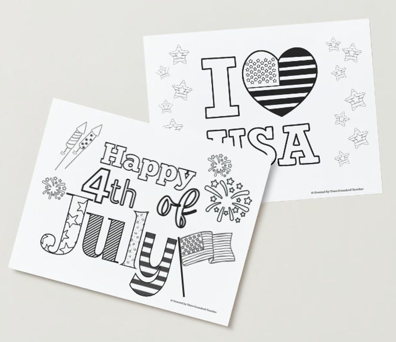 Printable 4th of Coloring Pages | Printable Fourth of July Coloring ...
