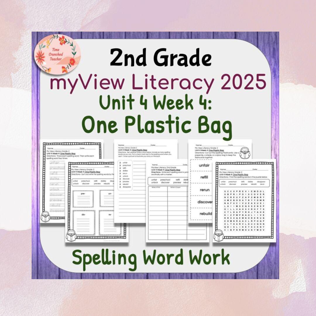 2nd Grade My View Literacy 2025 | | Spelling Words | 2nd Grade Reading ...