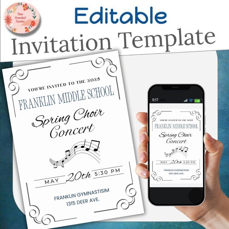 Printable Awards Ceremony Invitation | End of the School Year ...