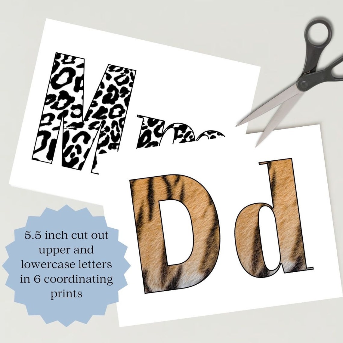 Printable Bulletin Board Lettering | Animal Print Bulletin Board ...