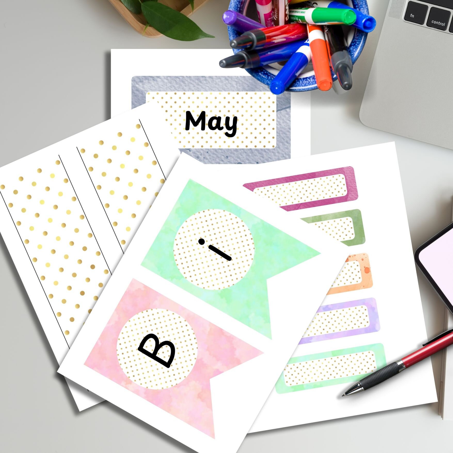 Printable Happy Birthday Bulletin Board Set | Classroom Birthday Board ...