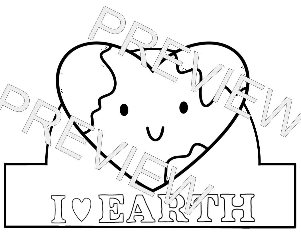 Printable Earth Day Headband: Instant Digital Download - Etsy